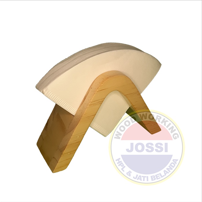 Jual Coffee Filter Paper V60 Wood Stand Holder versi 1 / Tempat Kertas ...