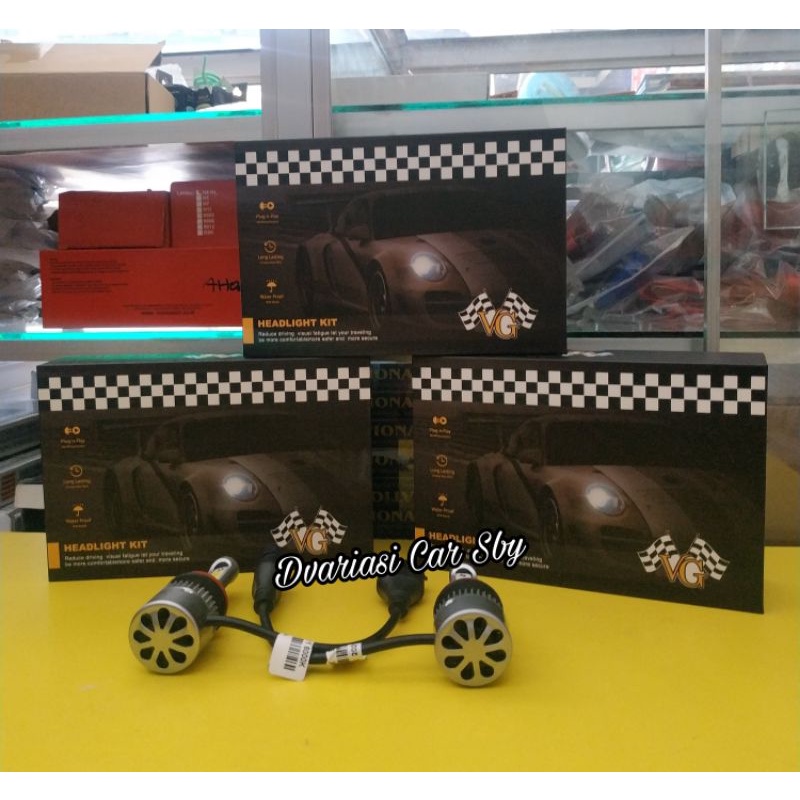 Jual Lampu Mobil LED H4 Headlamp led Nyala Putih Calya Sigra Agya Ayla ...