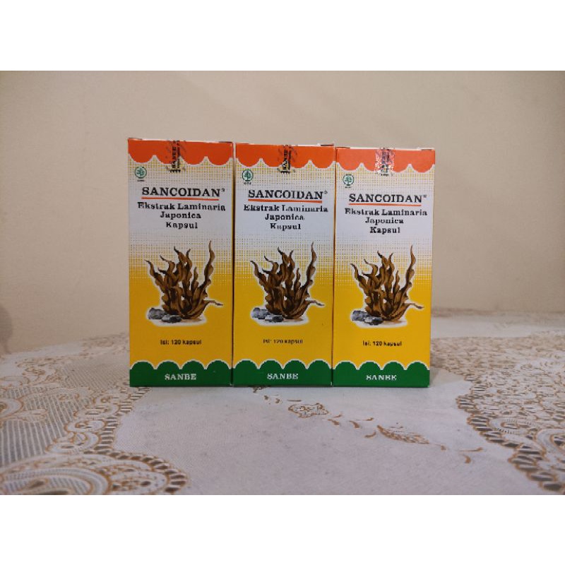 Jual Sancoidan Botol 120 kapsul Ekstrak Laminaria Japonica | Shopee ...