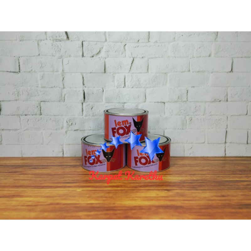 Jual Lem Fox Merah Kaleng 0.5Kg (net 300gr) | Shopee Indonesia
