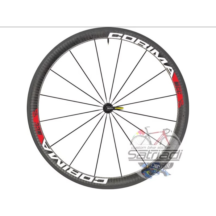 Jual Stiker Rim Sticker Rims Decal Sepeda Corima Mcc S Wheelset 018 ...