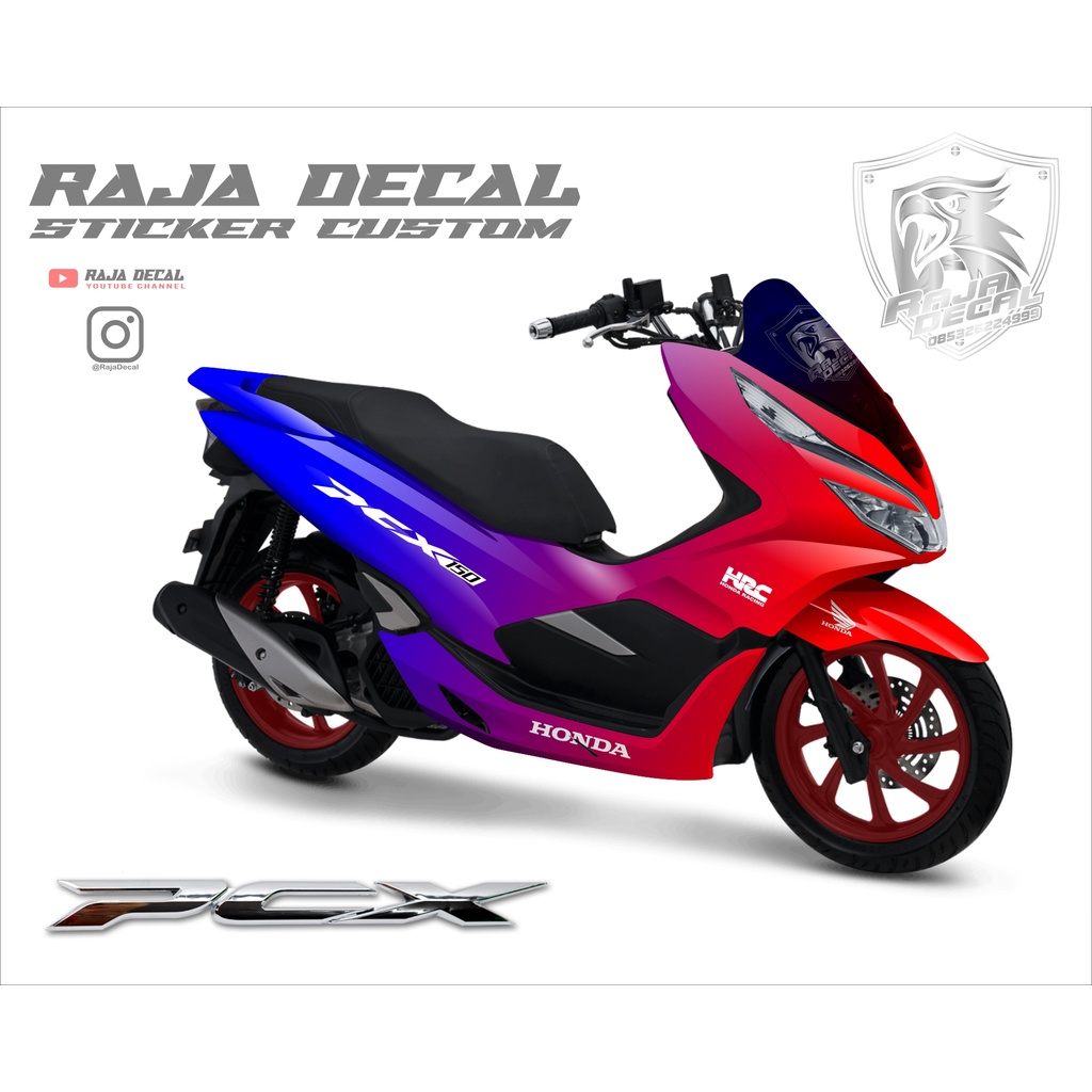 Jual Decal Sticker Honda PCX 150 Fullbody Custom Motif Gradasi Kode PCX ...
