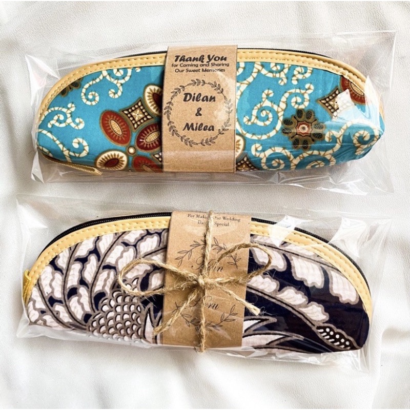 Jual Souvenir Pernikahan dompet tempat pensil batik khas jogja murah | Shopee Indonesia