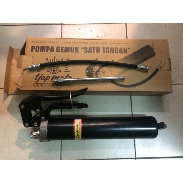 Jual Pompa Gemuk Grease Gun One Hand Cap Mata Heavy Duty ORIGINAL ...