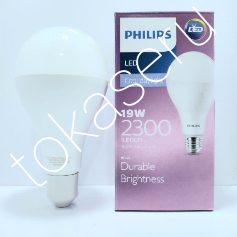 Jual Philips led bulb 19 watt lampu LED Philips cool daylight 6500k putih | Shopee Indonesia