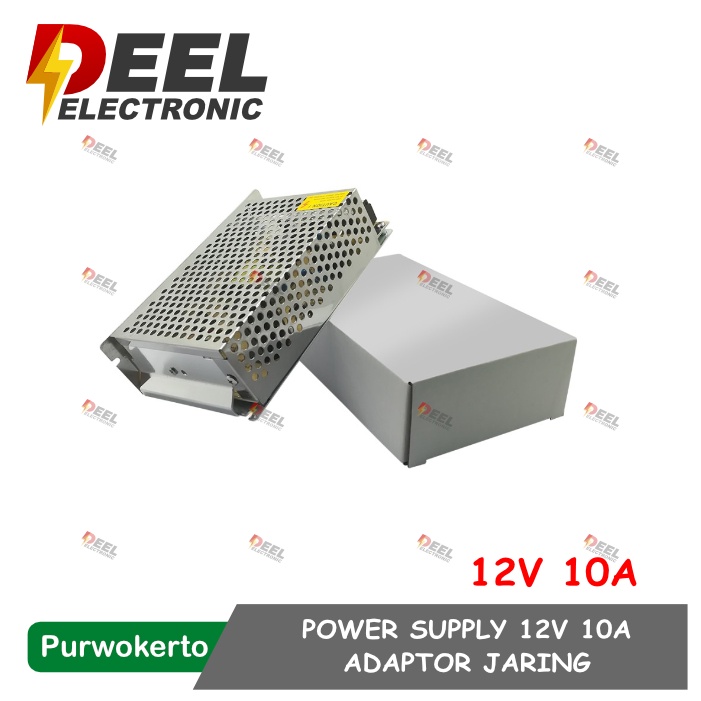 Jual POWER SUPPLY 12V 10A ADAPTOR JARING 12V/10A TRAFO DC 12V 10A PSU ...
