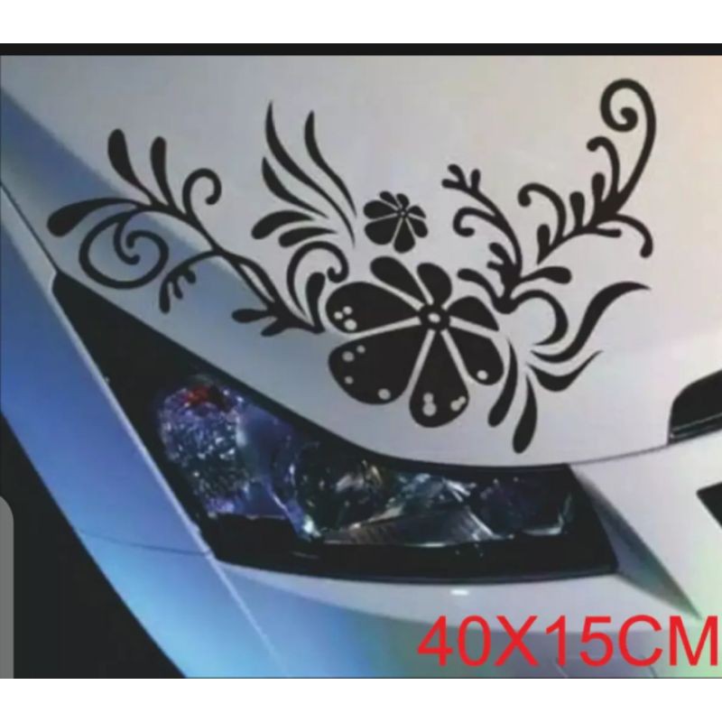 Jual cutting stiker mobil batik stiker kap mobil depan Stiker body ...