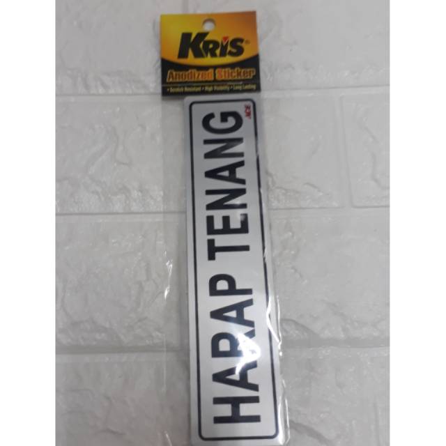 Jual TANDA - SIGN HARAP TENANG | Shopee Indonesia