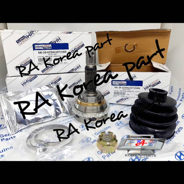 Jual Cv Joint As Roda Kokel Luar Hyundai Accent Verna Avega Getz New Accent Bimantara Cakra ORI ...