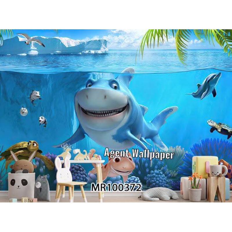 Jual Photowall Murall Wallpaper Mural Motif Ikan Laut alam | Shopee ...