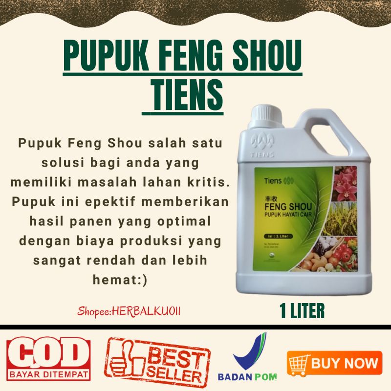 Jual (COD) Pupuk Feng Shou Hayati Tiens||Pupuk Cair Untuk Meningkatkan ...