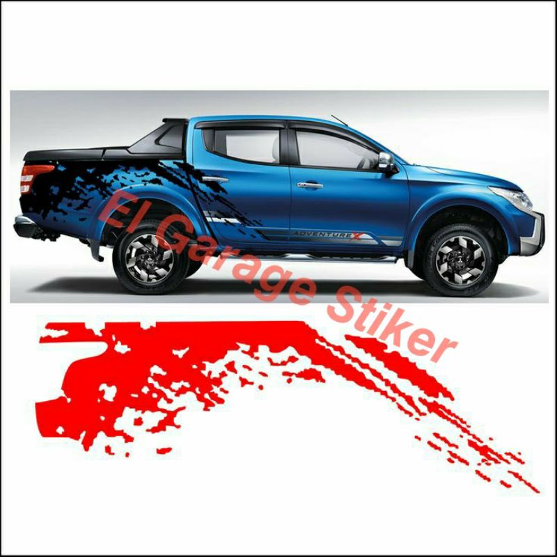Jual Sticker stiker mobil ranger stiker Triton Navara Hilux Silverado ...