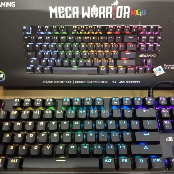 Jual Promo Digital Alliance Meca Warrior RGB Keyboard Mechanical gaming ...