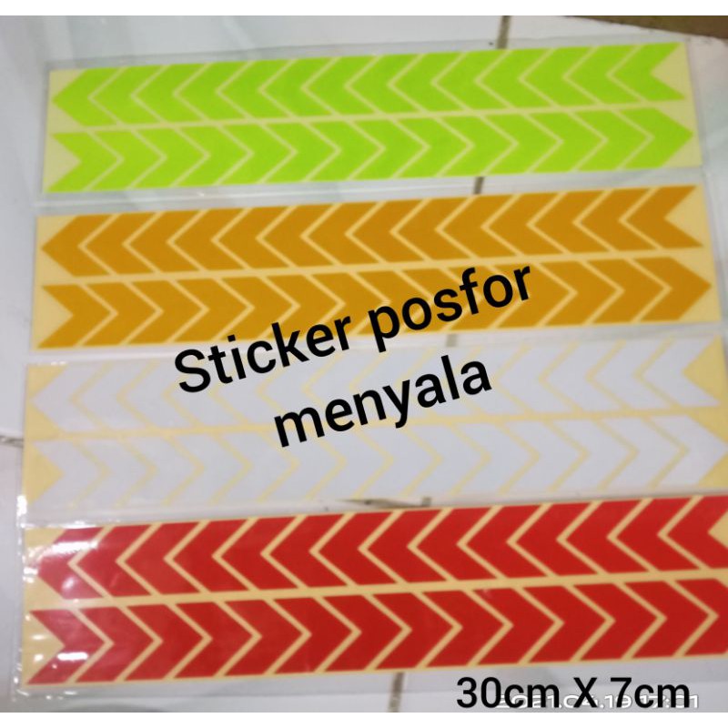 Jual Sticker police line | stiker garis rambu panah posfor menyala isi ...