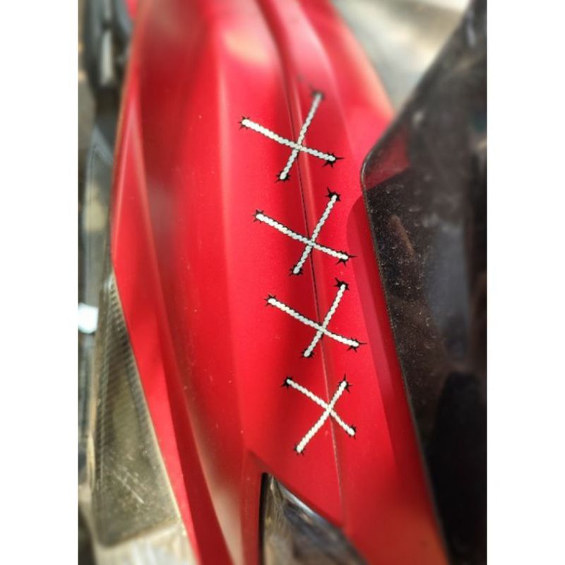 Jual STICKER MOTIF JAHIT CUTTING STICKER MOTOR STICKER MOBIL | Shopee ...