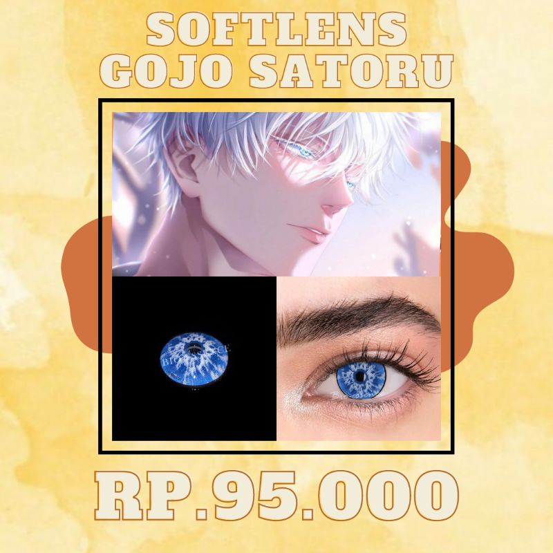 Jual SOFTLENS GOJO SATORU CONTACT LENS JUJUTSU KAISEN JJK | Shopee ...