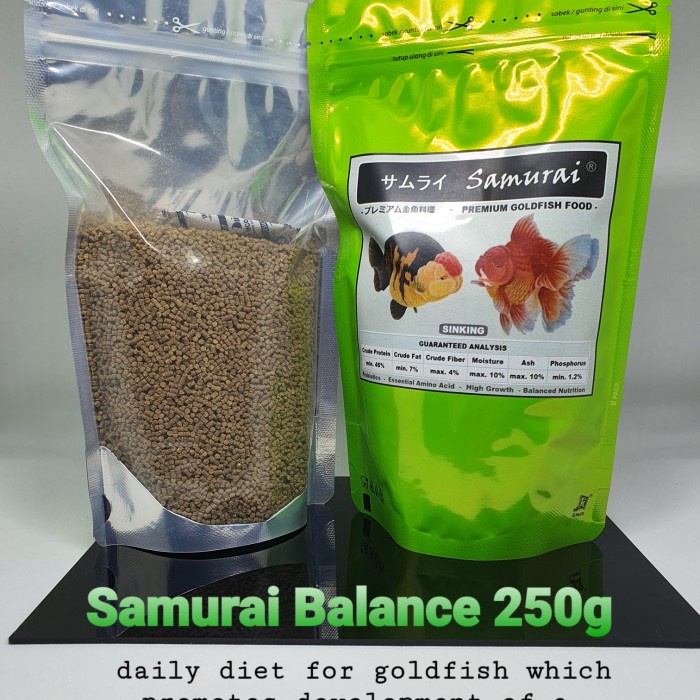 Jual Samurai Balance Goldfish Food Pakan Premium Ikan Hias Mas Koki ...