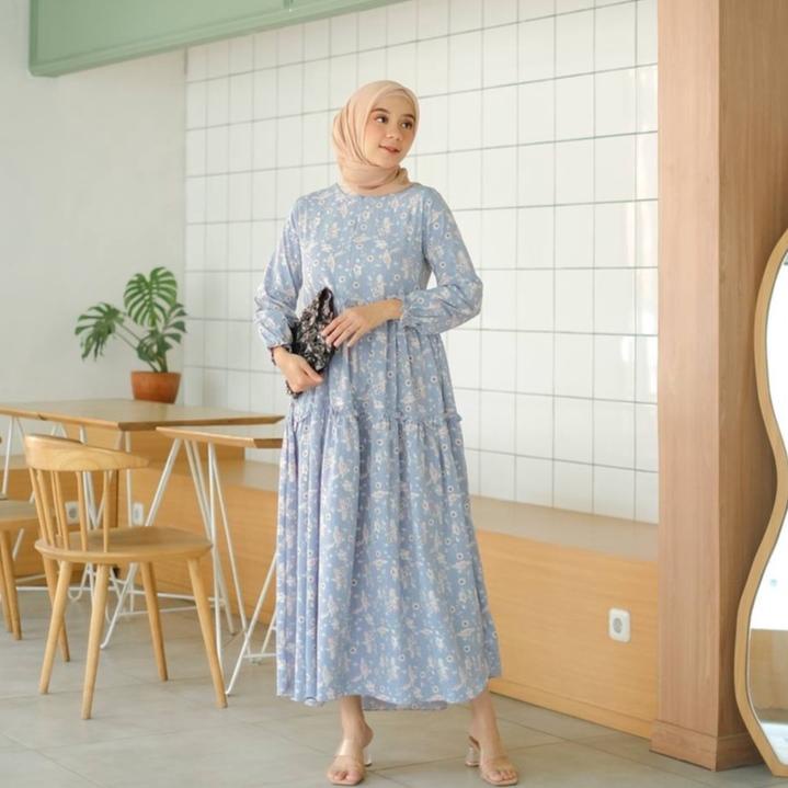Jual Odeca - Crisha Midi Dress (KODE Q0469) | Shopee Indonesia