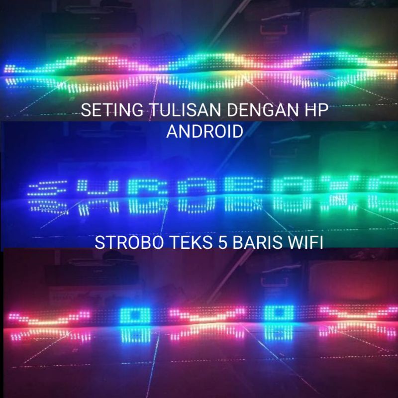 Jual strobo running text 12 dan 24 volt | Shopee Indonesia