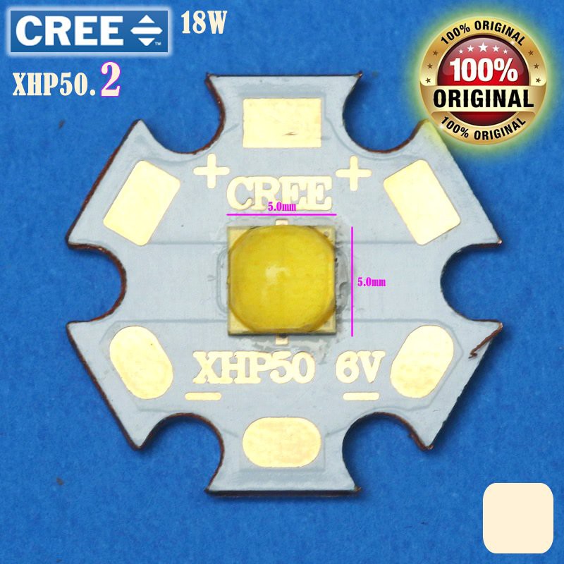 Jual Led Ori Cree XHP 50.2 Ori Chips USA 6.VOLT 3A Pcb 20MM Pilih ...