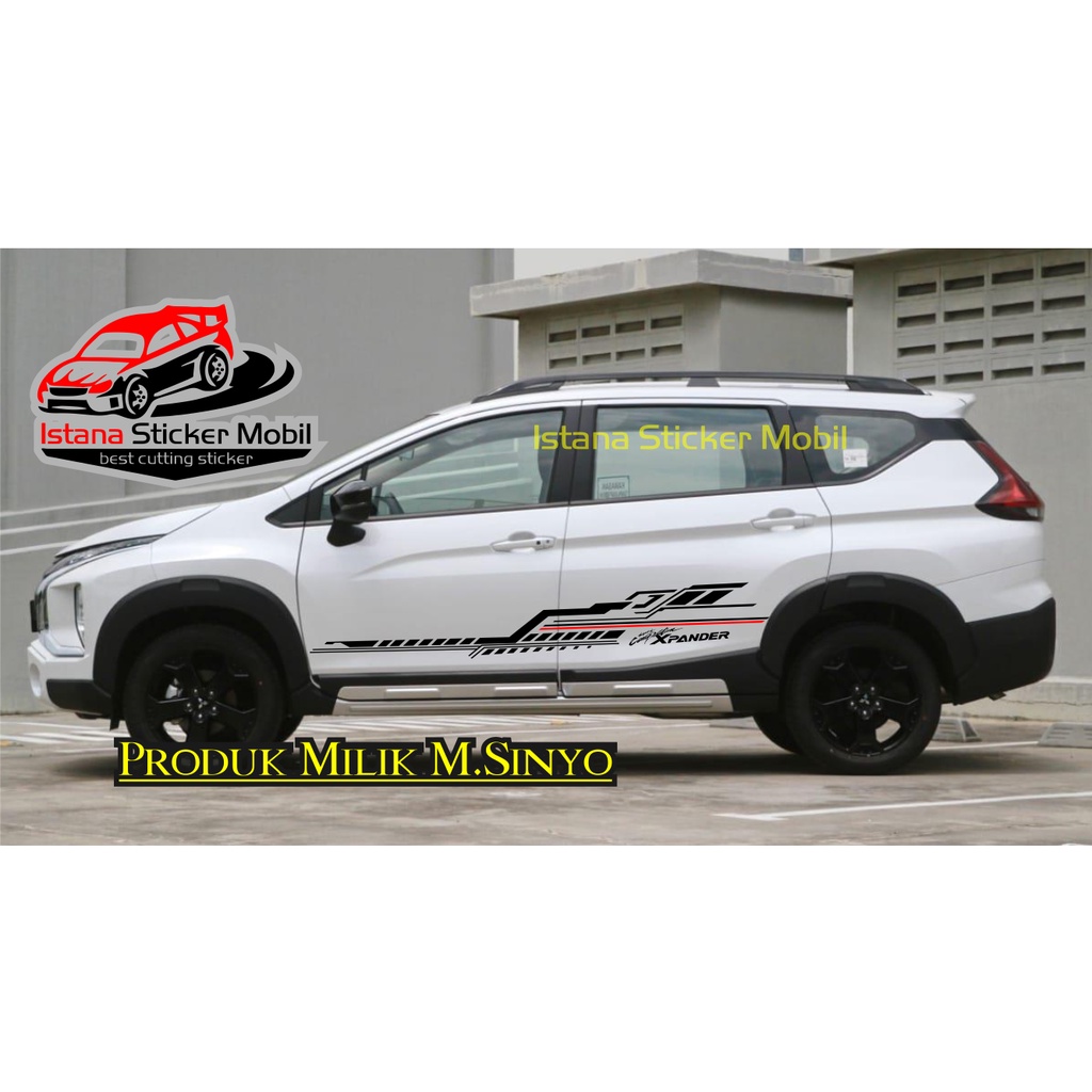 Jual stiker mobil xpander list stripe mobil mitsubishi XPANDER Sticker ...