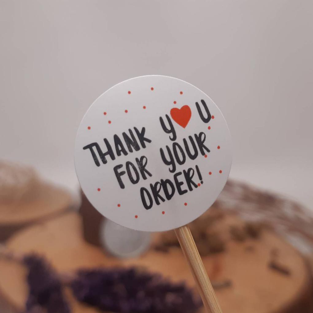 Jual #18 - Thank You Thankyou Sticker Label Stiker Amplop Terima Kasih ...