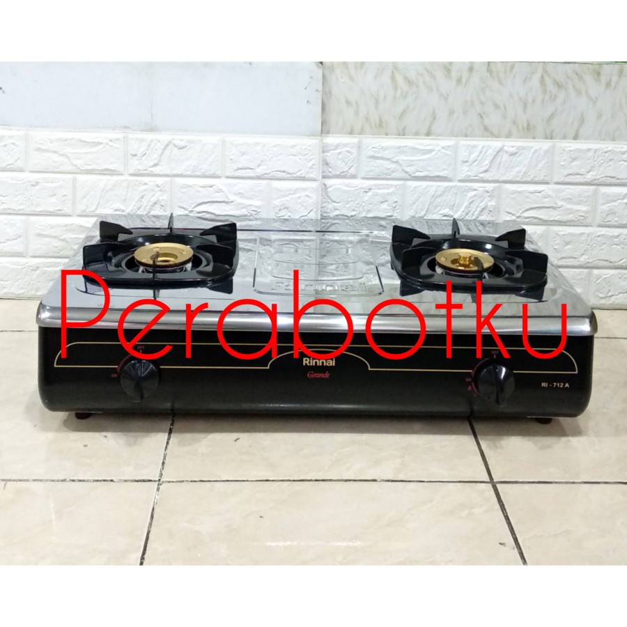 Jual Kompor Gas Rinnai 2 Tungku 712A / Kompor Gas Besar Api Turbo ...
