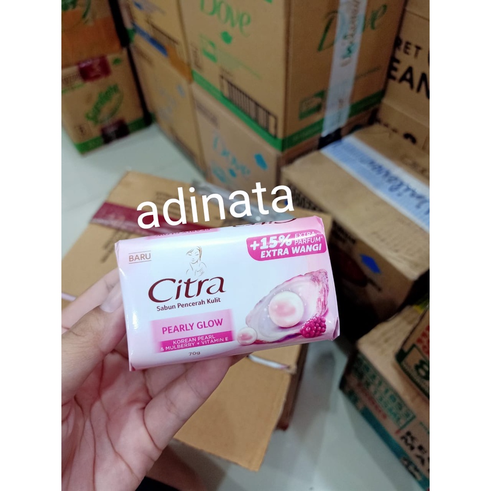 Jual Citra Sabun Batang Pink Bar Soap Pearly Glow 70 gr | Shopee Indonesia