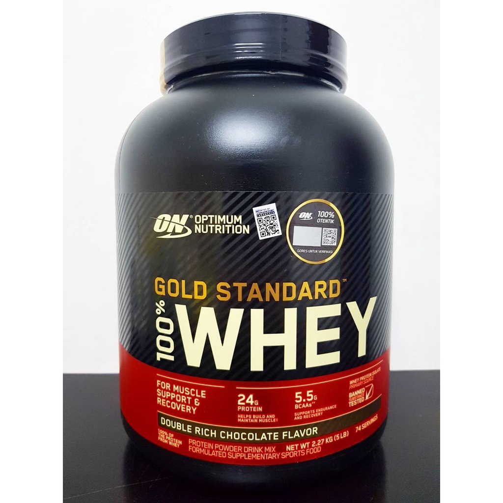 Jual Whey Gold Standard 5 lbs ON WGS Protein Optimum Nutrition BPOM 5lbs lb 5lb Isolate Susu Gym ...
