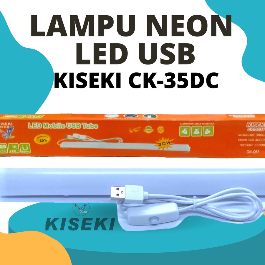 Jual Barangunik2021-Lampu LED Mobile USB TUBE Magnet 20 Watt Kiseki CK ...
