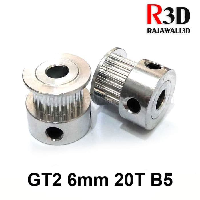 Jual GT2 TIming Pulley 20 teeth bore 5mm belt 6mm | Shopee Indonesia