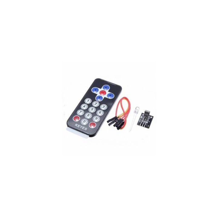 Jual 17 Keys Infrared IR Remote Control Module Kit (T0152) black ...
