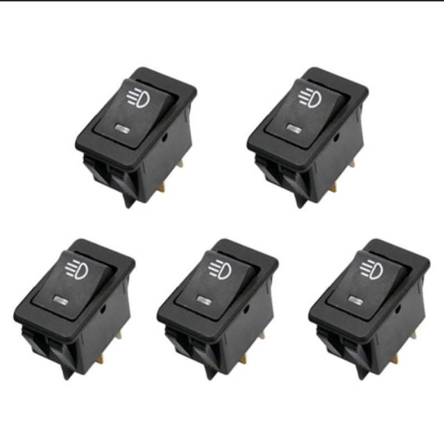 Jual Switch LED switch fog lamp ASW-17D 12v harga 1pc | Shopee Indonesia