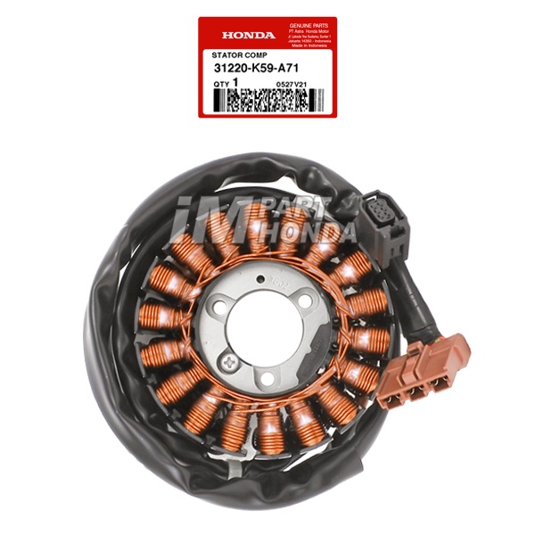 Jual 31220-K59-A71 Spul Spol Spool Stator Comp Vario 150 LED 2018 - 2021 | Shopee Indonesia