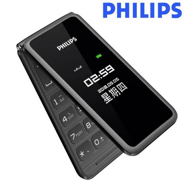 Jual Hp flip philips e256s e256 dual sim mirip e212a | Shopee Indonesia