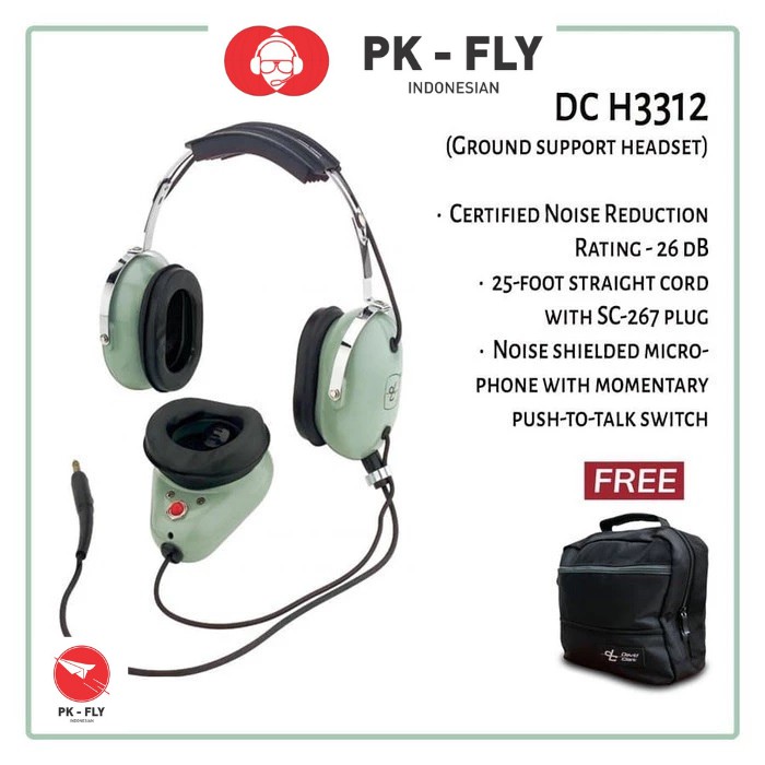 Jual DC - David Clark H3312 - Headset for Ground Support | Shopee Indonesia