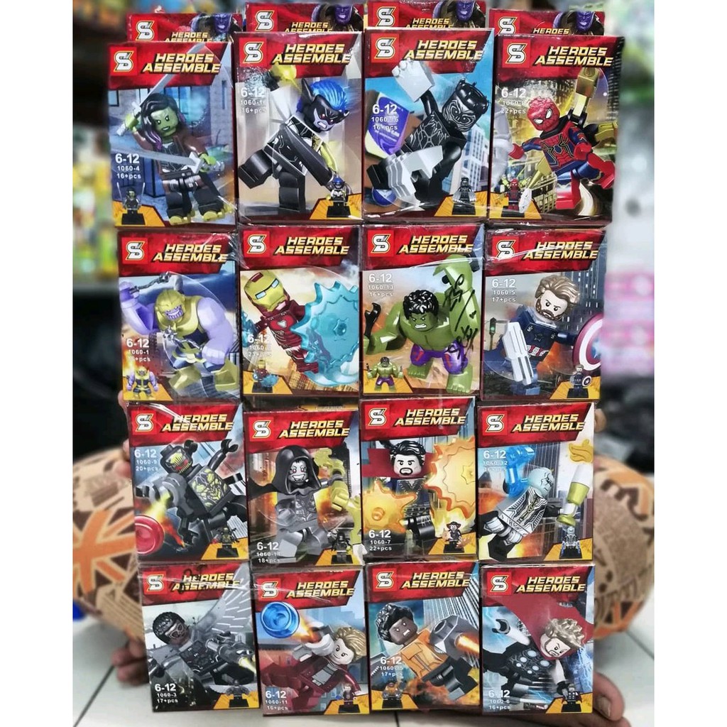 Jual Lego Avengers Infinity war lego thanos vision black panther ...