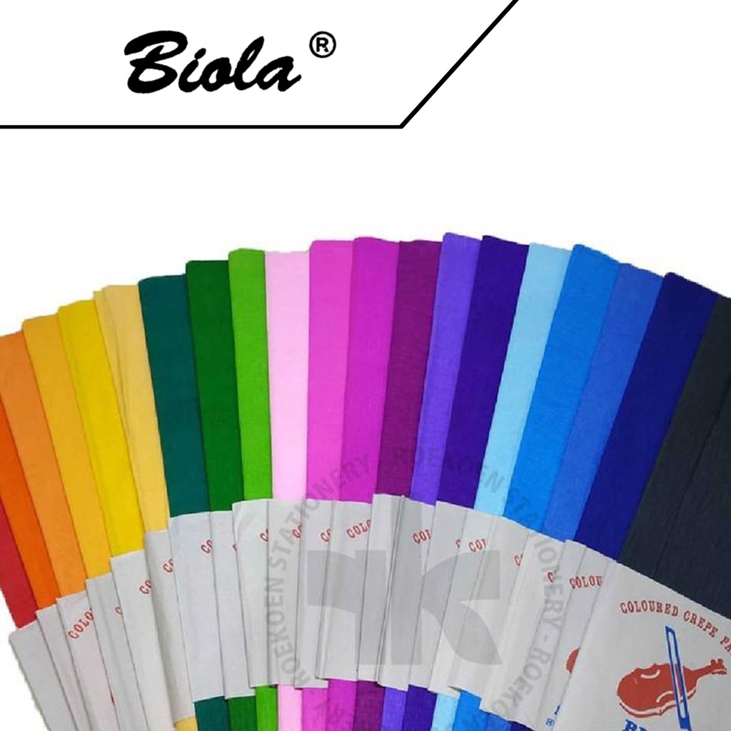 Jual Biola Kertas Krep Lembaran | Shopee Indonesia