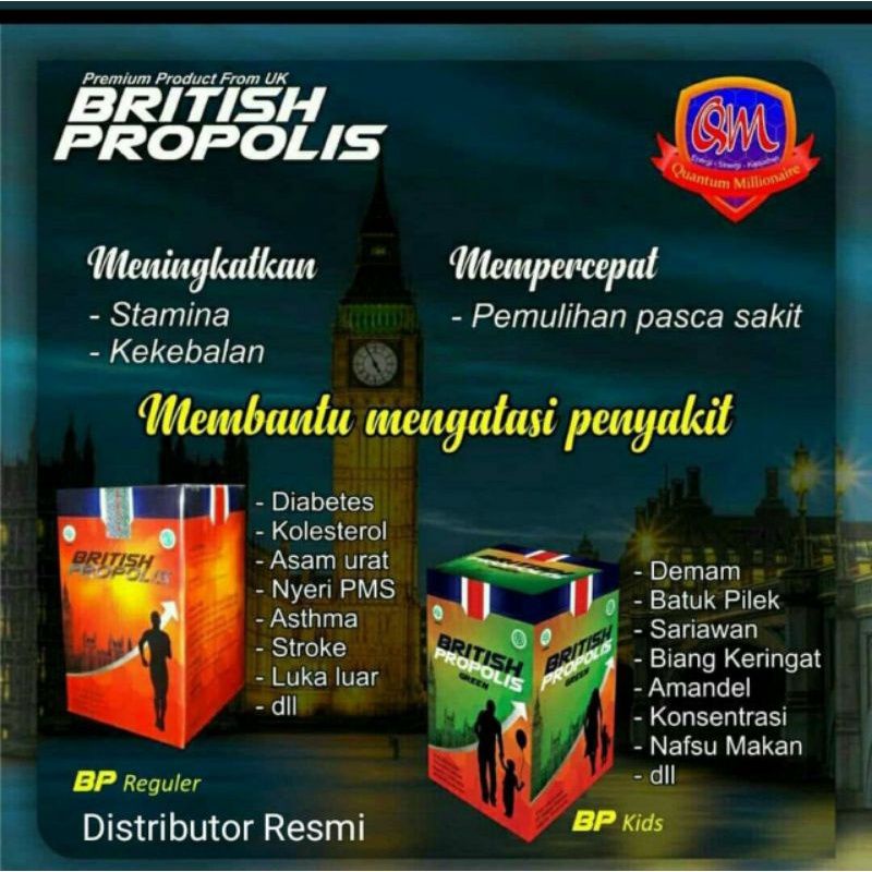 Jual British Propolis 100% Ori paket 5 botol | Shopee Indonesia