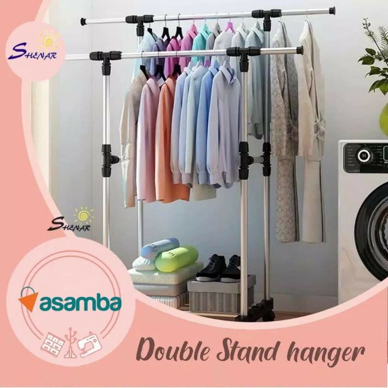 Jual Stand Hanger Double Shenar | Shopee Indonesia