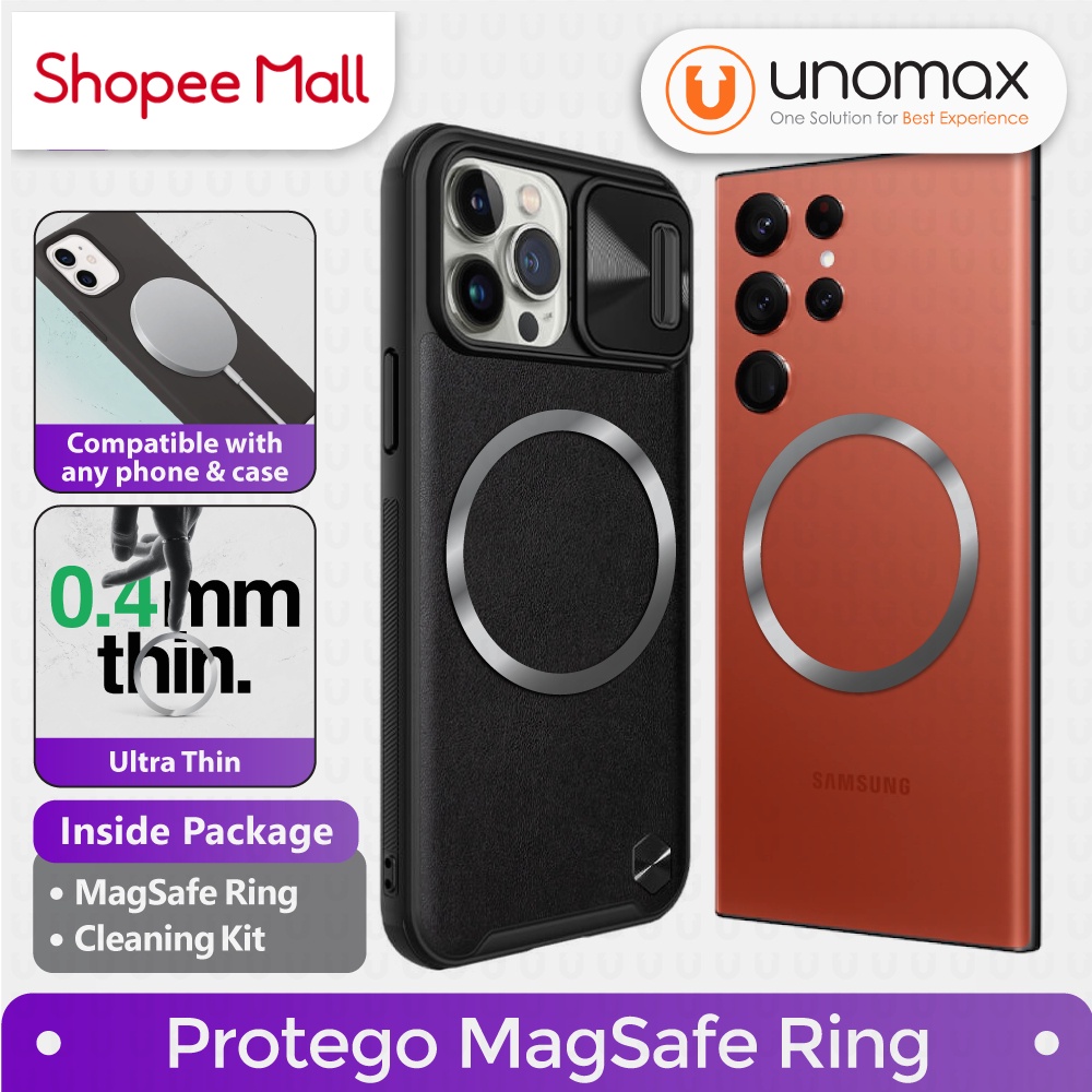 Jual MagSafe Ring Protego Magnetic Adapter Sticker iPhone / Android ...