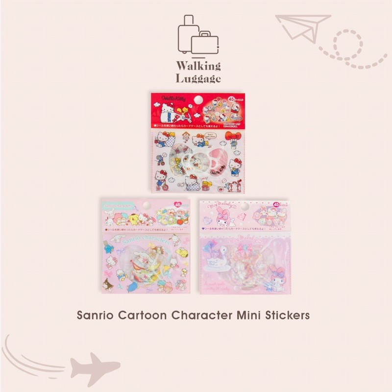 Jual Sanrio Cartoon Character Mini Stickers | Shopee Indonesia