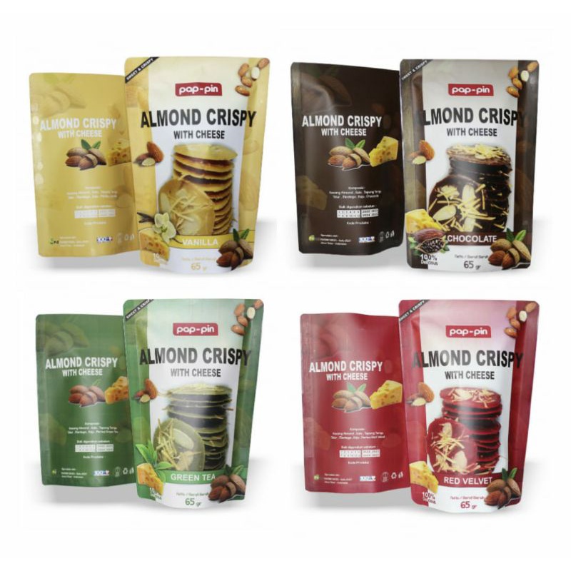 Jual Batu Chocolate - Paket Almond Crispy Cheese Isi 4 pcs Mix - Oleh ...