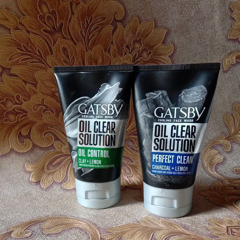 Jual GATSBY cooling face wash oil clear solution 100g | Shopee Indonesia