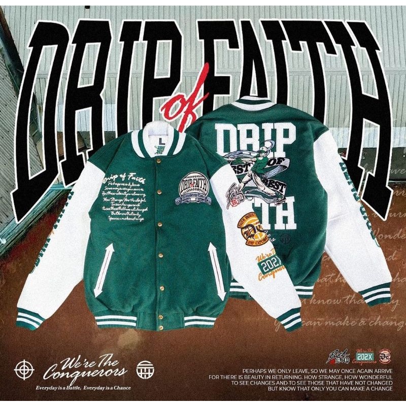Jual FAITH X DRIP SPECIAL VARSITY JACKET DRIPPIN ORIGINAL. JAKET FTH ...