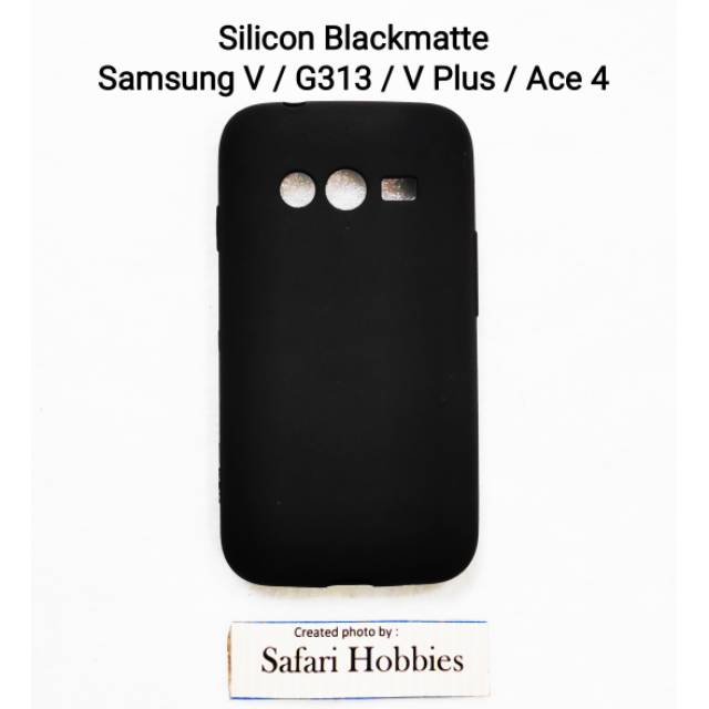 Jual Samsung V / G313 / Ace 4 / V Plus Silicon Blackmatte | Shopee ...