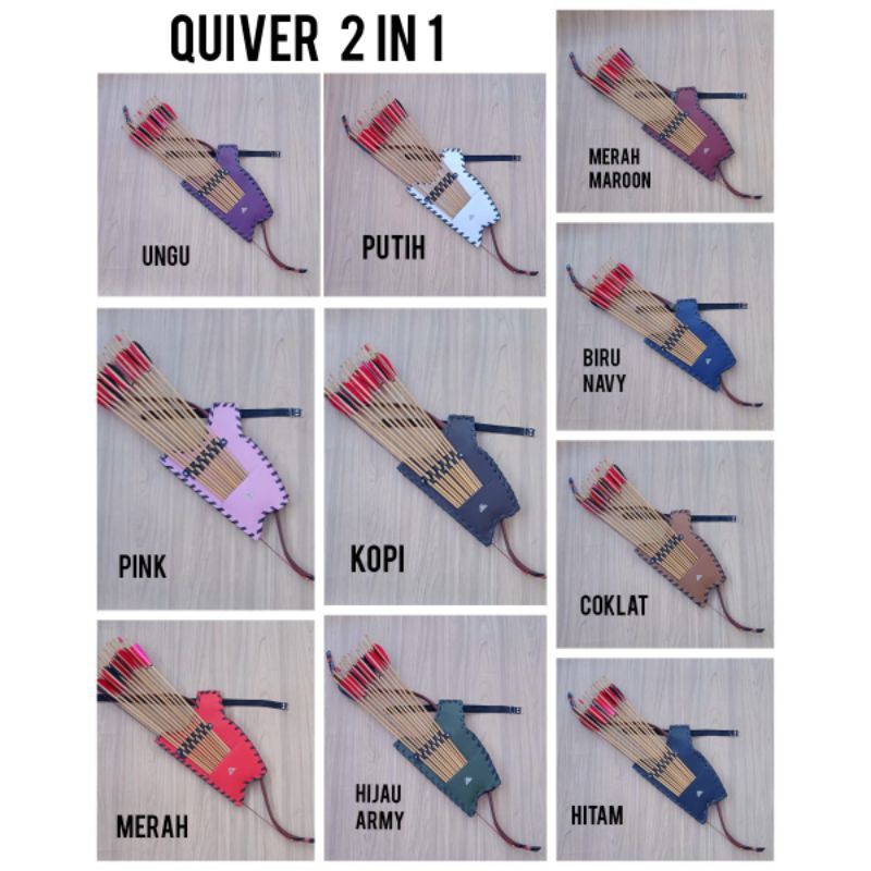 Jual QUIVER BOW HOLDER / QUIVER SIMPLE 2 IN 1 | Shopee Indonesia