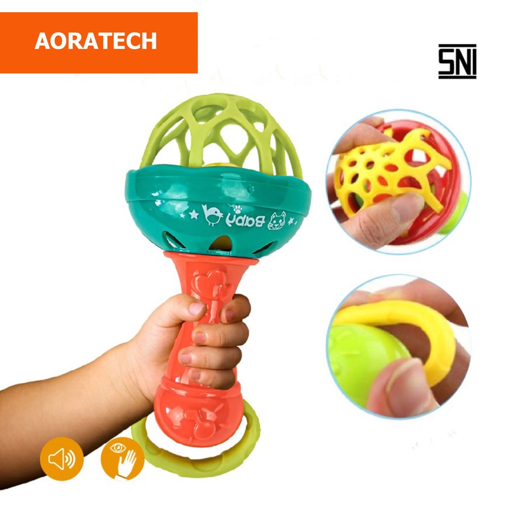 Jual Mainan Anak Bayi Baby Rattle Toys Stick Krincingan Kerincingan ...