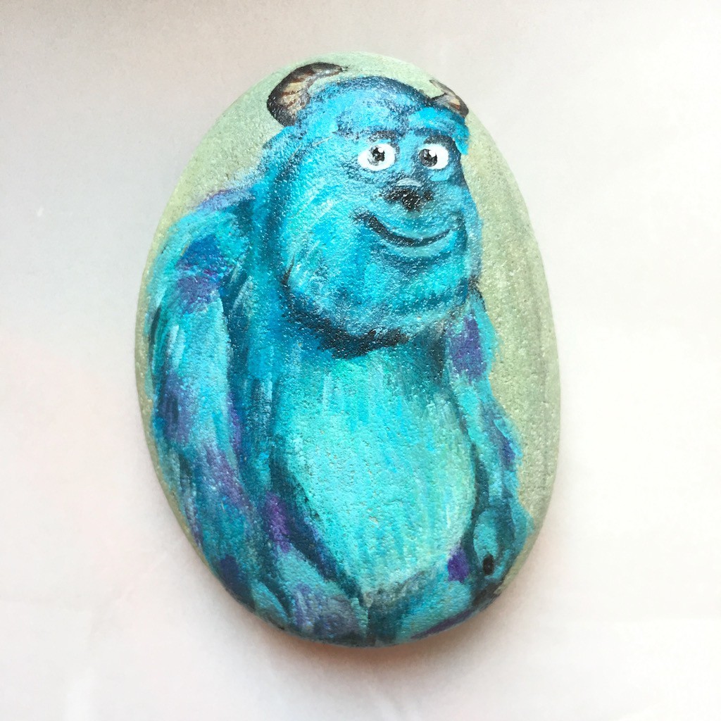 Jual Batu Lukis Disney Pixar / Monsters, Inc. (James P. Sullivan / Sully) | Shopee Indonesia