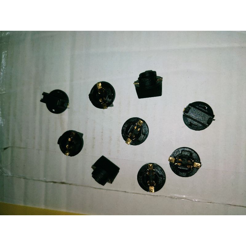 Jual soket lampu / fiting dop T10 + dop dasboard soket instrumen panel ...